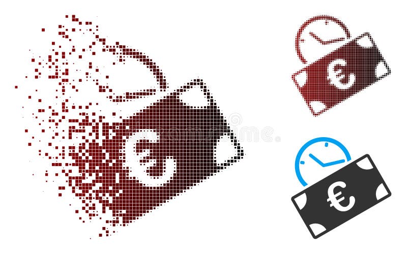 Sparkle Pixel Halftone Euro Recurring Payment Icon Stock Vector ... Sparkle Pixel Halftone Euro Recurring Payment Icon Stock Vector ...