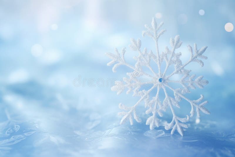 Sparkling Snowflake: a Mesmerizing Winter Wonder Stock Illustration ...