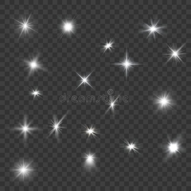 Sparkle and Star Effects on Transparent Background, Ideal for Overlays ...