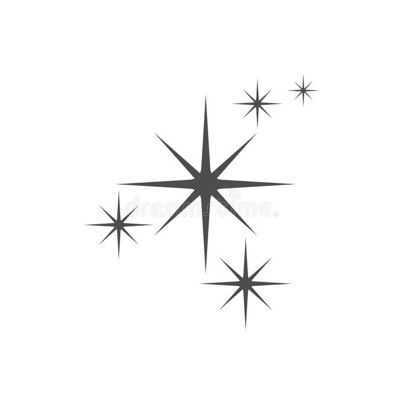 Sparkle, Star Icon. Vector Illustration, Flat Design Stock Illustration ... Sparkle, Star Icon. Vector Illustration, Flat Design Stock Illustration ...