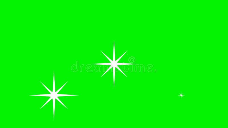 Sparkle, Stars Shining Animation. Motion Graphic Design. Alpha Channel ...