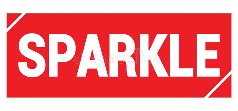 SPARKLE Text Written on Red Stamp Sign Stock Illustration ...