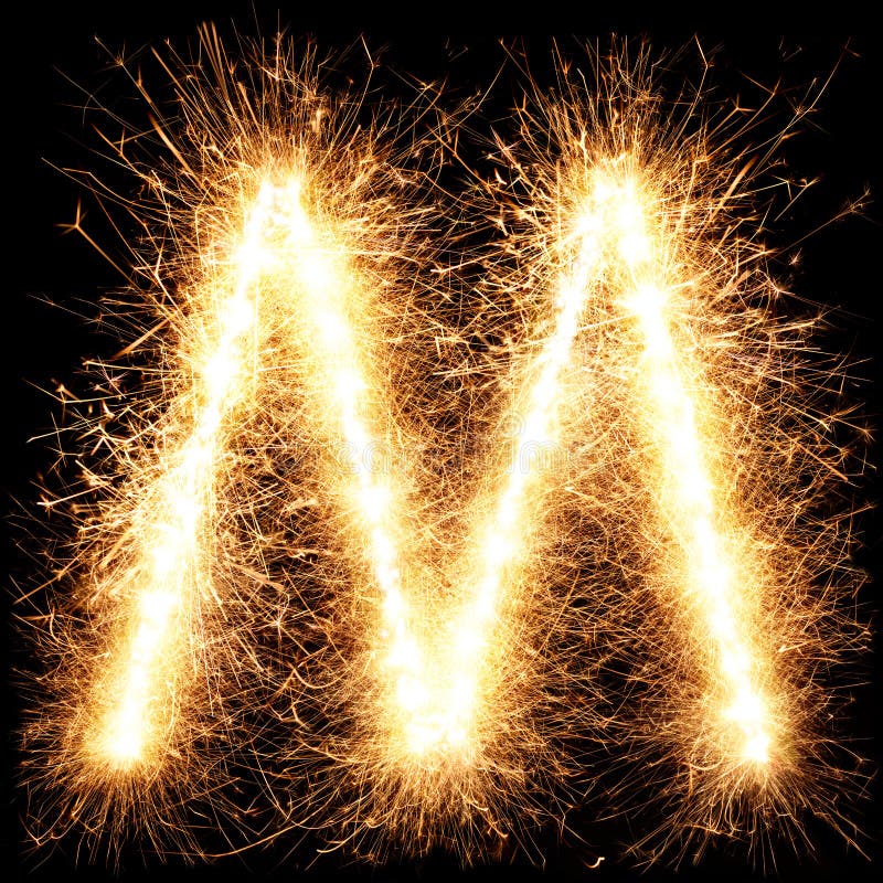 Golden Glowing Letter M Stock Photos - Free & Royalty-Free Stock Photos ...