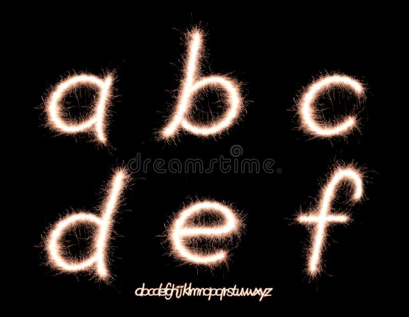 Sparkler Letter C English Alphabet Stock Photos - Free & Royalty-Free ...