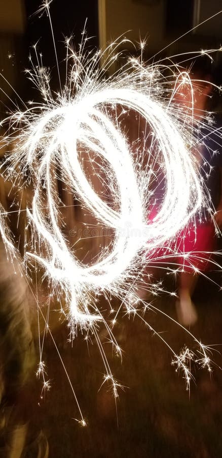 Sparkler stock image. Image of sparkling, summer, sparkler - 128298289