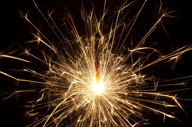 Sparkler-2 stock image. Image of halloween, glow, golden - 477663