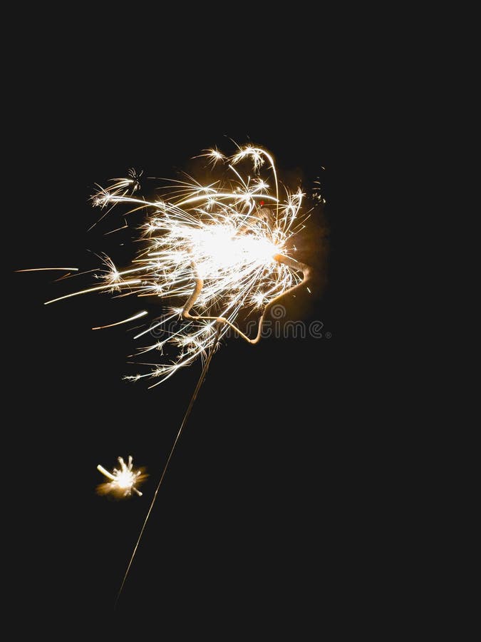 Sparkler stock image. Image of glittering, festive, greeting - 235051437