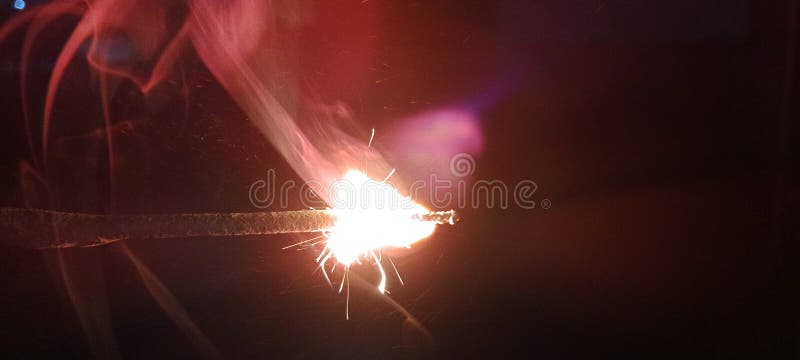 A Sparkler View, it is a Type of Hand-held Firework that Burns Slowly ...
