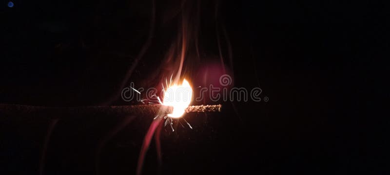 A Sparkler View, it is a Type of Hand-held Firework that Burns Slowly ...