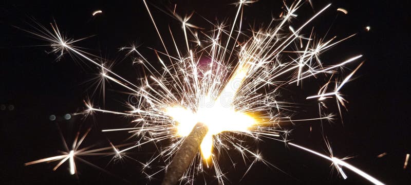 A Sparkler View, it is a Type of Hand-held Firework that Burns Slowly ...