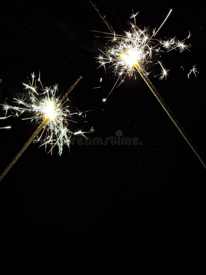 Sparkler Hand Held Firework Stock Photo - Image of golden, bonfire ...