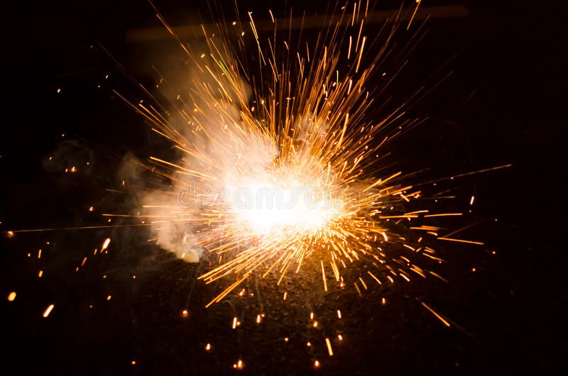 Sparkler firework stock photo. Image of close, alight - 18176350