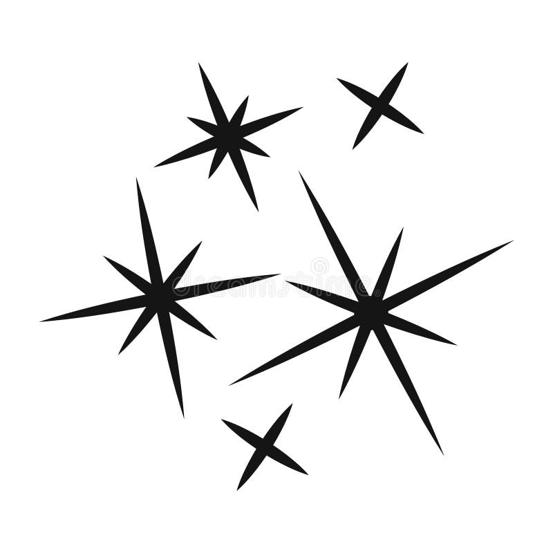 Sparkles Icon Perfect for Celebrations and Special Effects Stock Vector ...