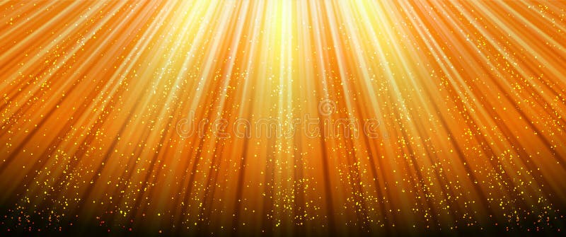 Glowing Sun Rays Sparkling Light Isolated on Transparent Background ...