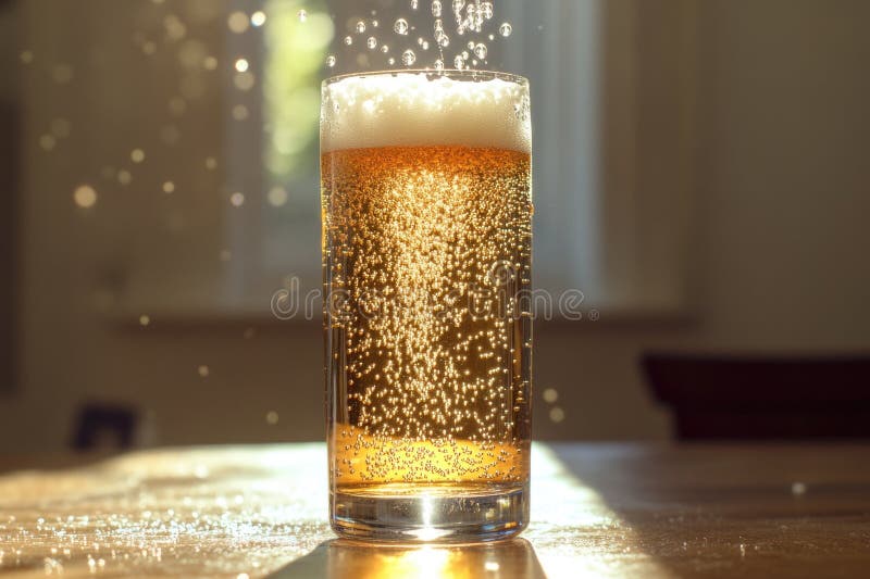 Sparkling Beer stock photo. Image of drink, sparkling - 359763324