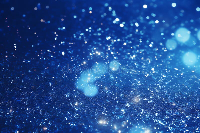 Sparkling Blue Glitter Texture Stock Illustration - Illustration of ...