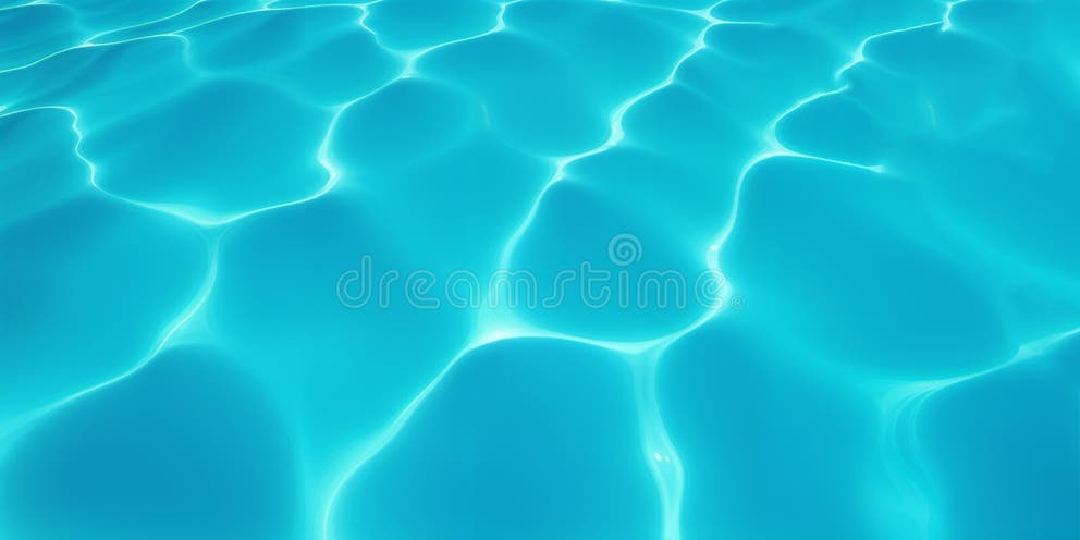 Sparkling Blue Water Surface Texture,image is Generated Using AI. Stock ...