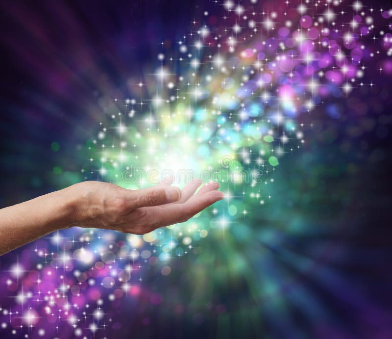 Magical Healing Energy stock image. Image of aura, female - 42250547
