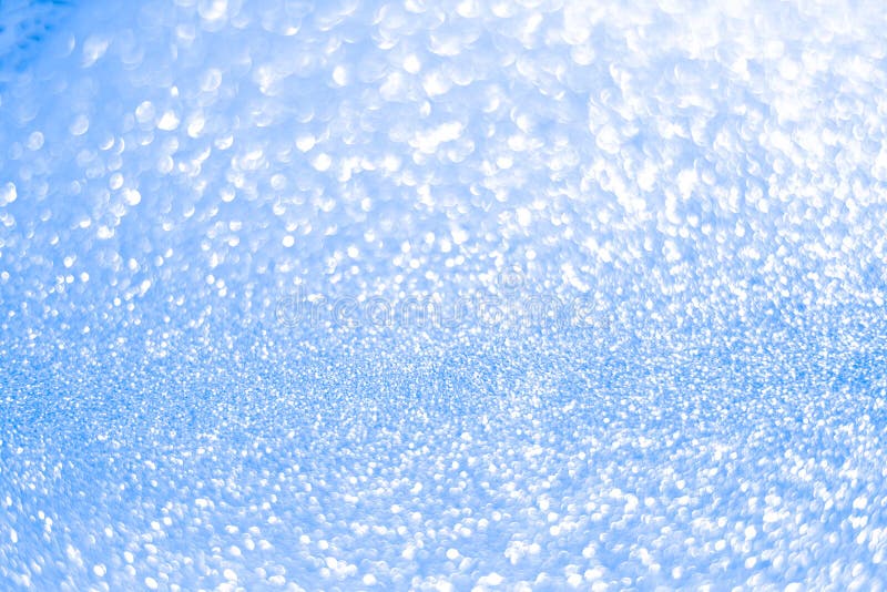 Sparkling Bokeh Background in a Fresh Azure Blue Color. Blue Sequins ...