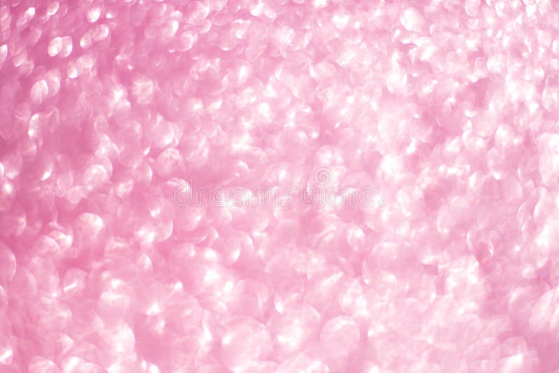 Sparkling Bokeh Background in a Fresh Pink Color. Pink Sequins ...