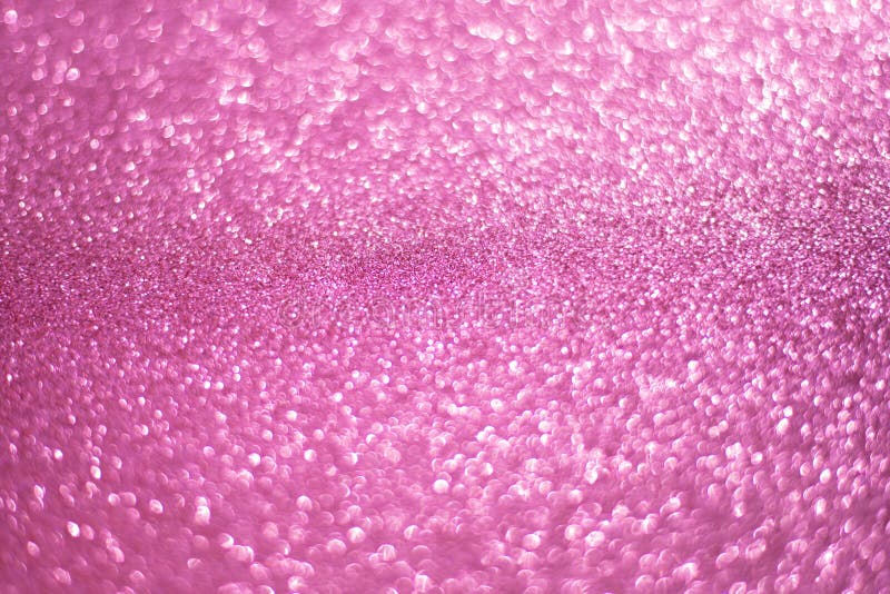 Sparkling Bokeh Background in a Fresh Pink Color. Pink Sequins ...