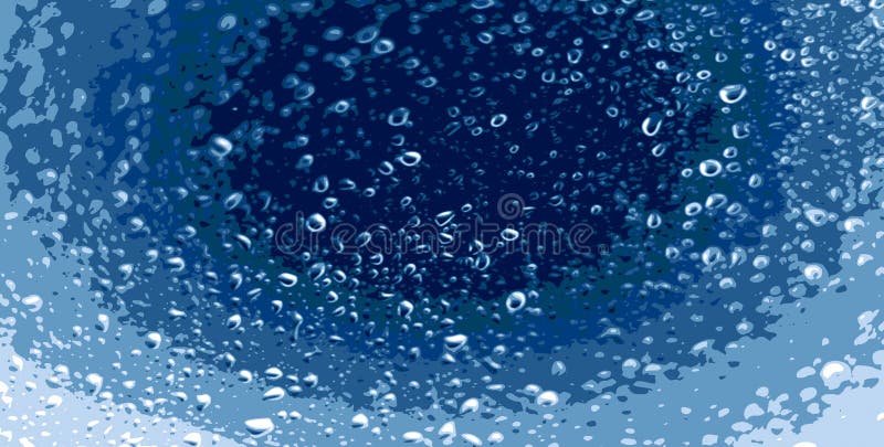 Sparkling Bubbles in Pure Water Stock Image - Image of abstract ...