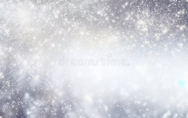 Sparkling Christmas Snow Silver Texture. AI Generative Stock ...