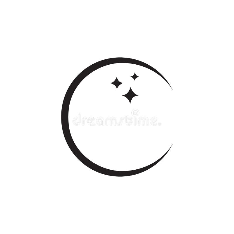 Sparkling Circle Icon Logo Design Vector Stock Vector - Illustration of ...