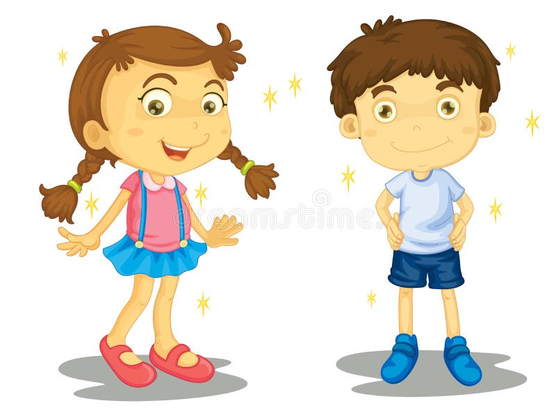 Kid Helping His Friend that Was Injured in the Accident. Stock Vector ...