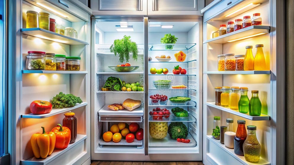 Sparkling Clean and Organized Compact Mini Fridge a SpaceSaving ...