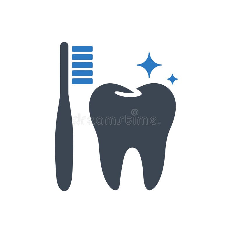 Sparkling Clean Teeth Icon stock vector. Illustration of sparkle ...