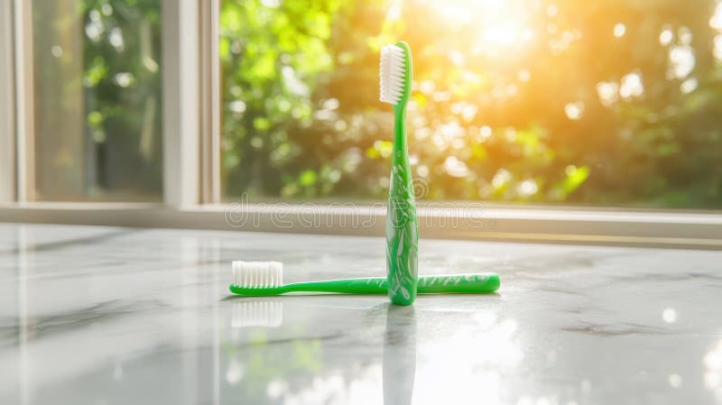 Sparkling Clean Toothbrush by the Window, a Fresh Start To Your Morning ...