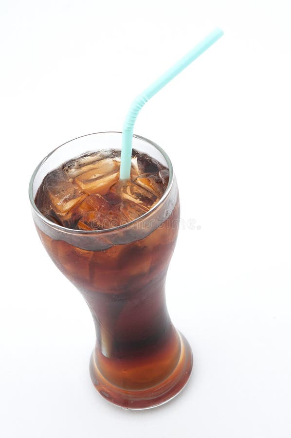 Sparkling Cola Drinks With Water Soda And Ice Stock Photo - Image of ...