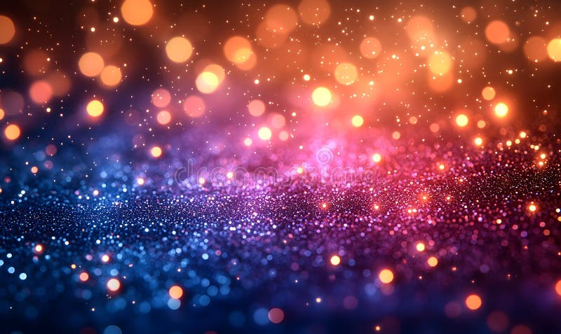 Sparkling Colorful Bokeh Lights Background Stock Illustration ...