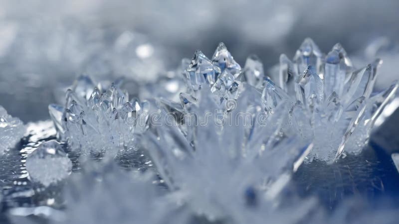 Sparkling Crystal Cluster Reflecting Light on Dark Background Stock ...