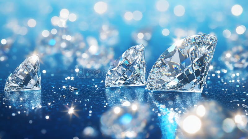 A Sparkling Diamond Background with Countless Diamonds Scattered Across ...