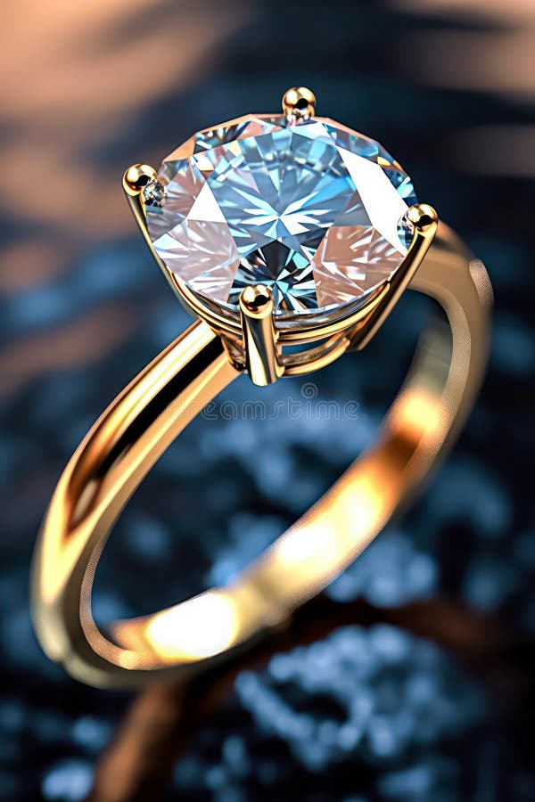Sparkling Diamond Engagement Ring on Color Background Stock Image ... Sparkling Diamond Engagement Ring on Color Background Stock Image ...