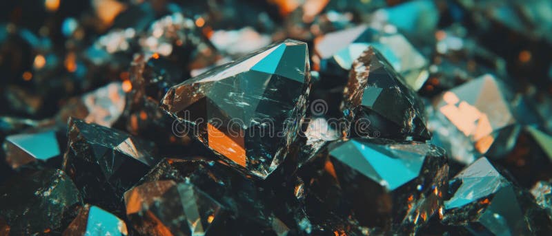 Sparkling Diamond Particles Create a Stunning Overlay Texture for ...