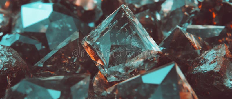 Sparkling Diamond Particles Create a Stunning Overlay Texture for ...