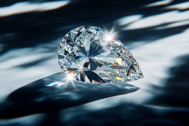 Sparkling Diamond in Sunlight Showcasing Its Brilliance and Elegance ...