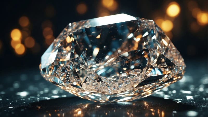 Sparkling Diamonds Double Exposure Silhouette a Dazzling Display of ...