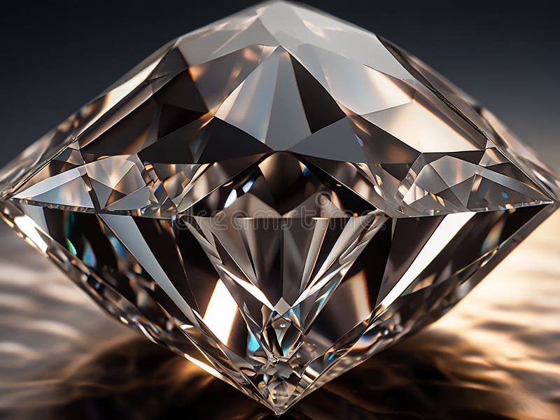 Sparkling Diamonds with High Detail Stock Illustration - Illustration ...