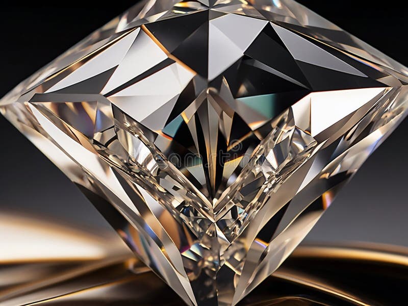 Sparkling Diamonds with High Detail Stock Illustration - Illustration ...