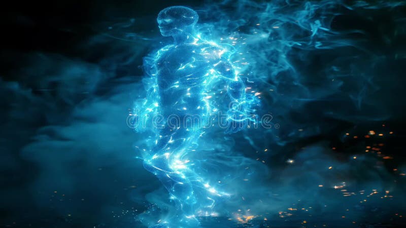 The Sparkling Electric Human is a Combination of Robotic and Digital ...