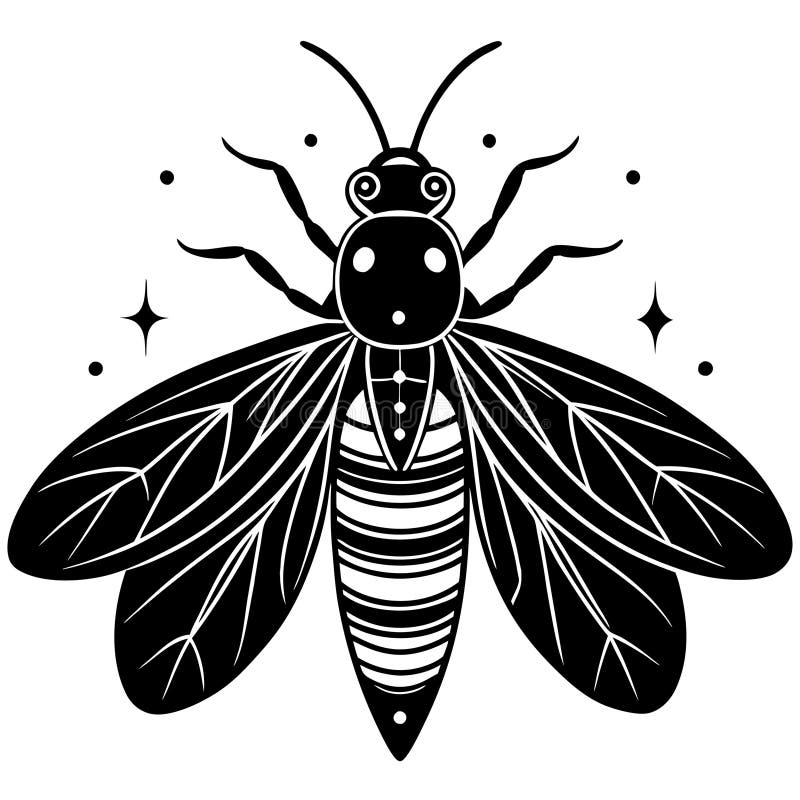 Sparkling Firefly Vector Illustrations: Nature S Nightlight Stock ...