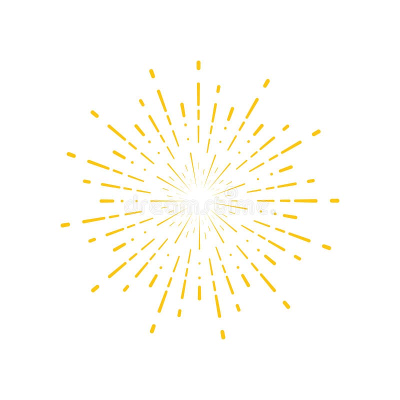 Sparkling Firework Illustration Stock Vector - Illustration of firework ...