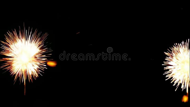 Sparkling Fireworks Display Stock Video - Video of blast, entertainment ...