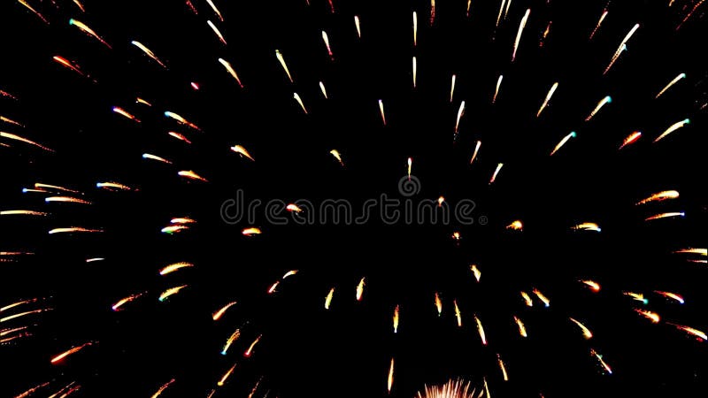Sparkling Fireworks Display Stock Video - Video of symphony, moment ...