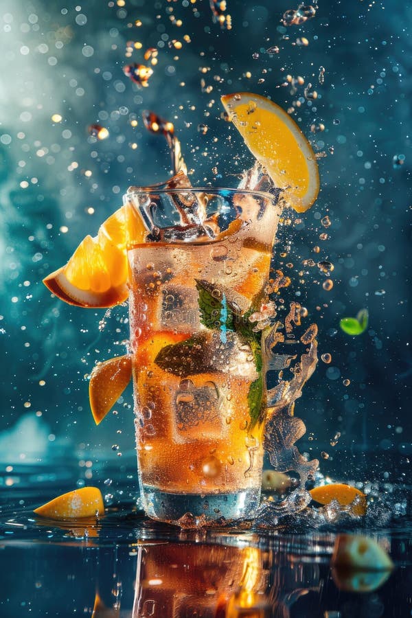 Sparkling Fruit Juice stock photo. Image of energetic - 367152056