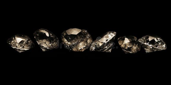 Sparkling Gems Reflecting Light on Black Surface for Luxury and ...